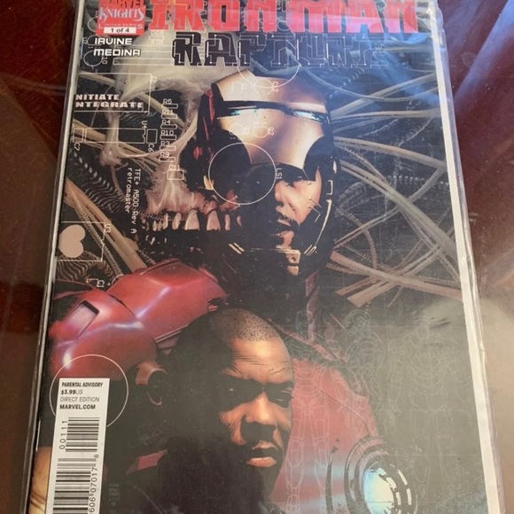 Marvel | Accents | Marvel Knights Iron Man Rapture Comic Issues And 4 ...